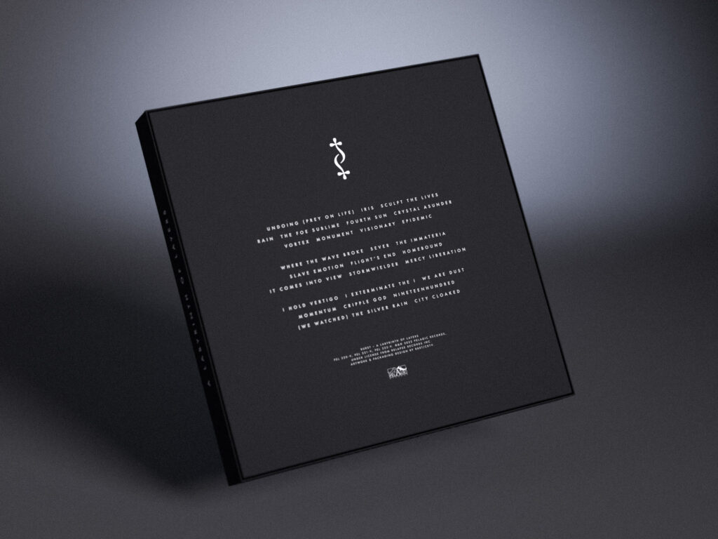 Burst – A Labyrinth Of Layers Box Set Packaging Design - RBRT CREATIVE